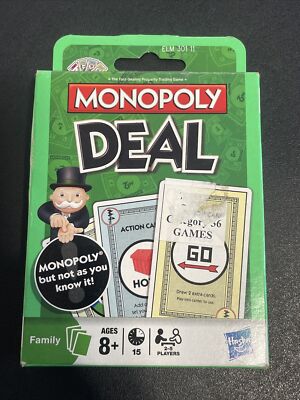 Monopoly Deal Fast Dealing Property Trading Card Game | eBay