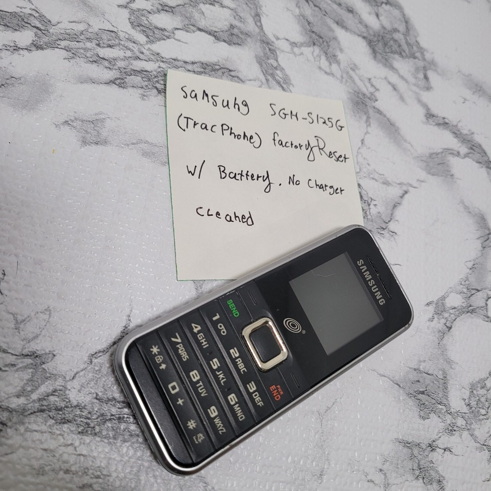 SAMSUNG SGH-S125G (GP) TRACFONE GPSAS125G CELL PHONE USED Tested ...