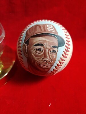 Sachell Paige St Louis Browns HOFer MLB Painted Baseball MarAnn '93 | eBay