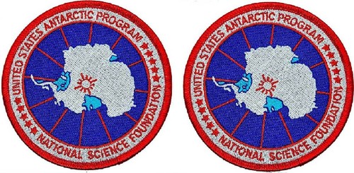 United States Antarctic Program USAP Embroidered Patch |2PC iron on 3.5 ...
