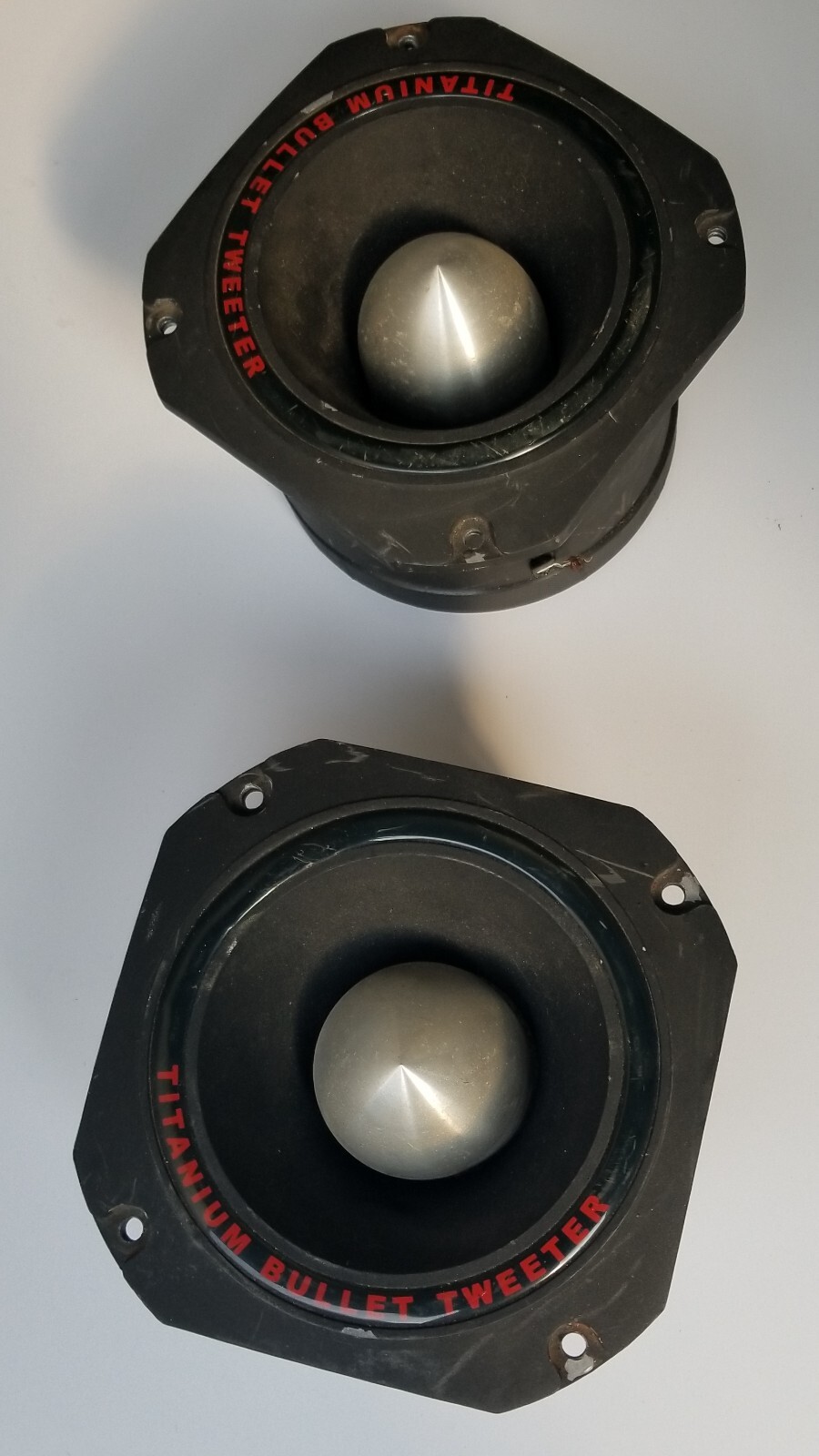 Pair (2) Super Tweeter Pyramid TW67 Heavy Duty Titanium Super Tweeter ...