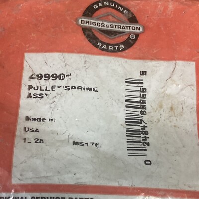Briggs & Stratton 499901 Pulley Spring Assembly NOS | eBay