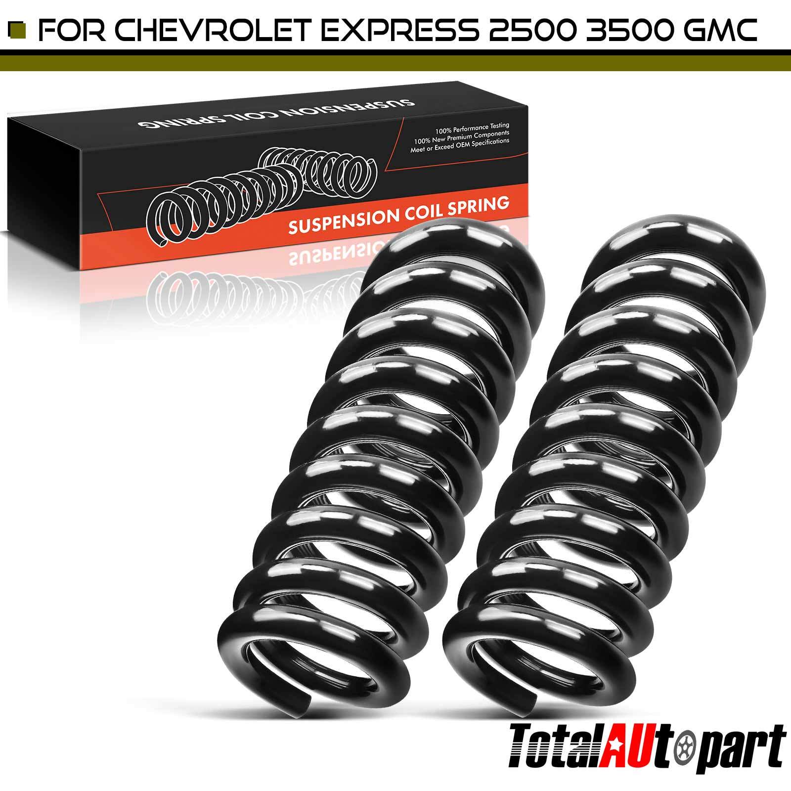 2x Coil Spring for Chevrolet Express 2500 3500 GMC Savana 2500 3500 ...