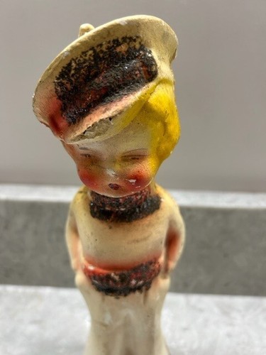 Vintage Chalkware Sailor Girl Carnival Prize Figure | eBay