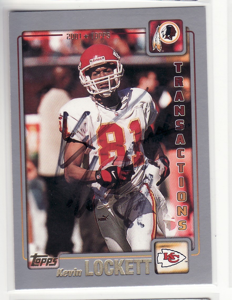 KEVIN LOCKETT KANSAS CITY CHIEFS 2001 TOPPS #264 KANSAS STATE ...