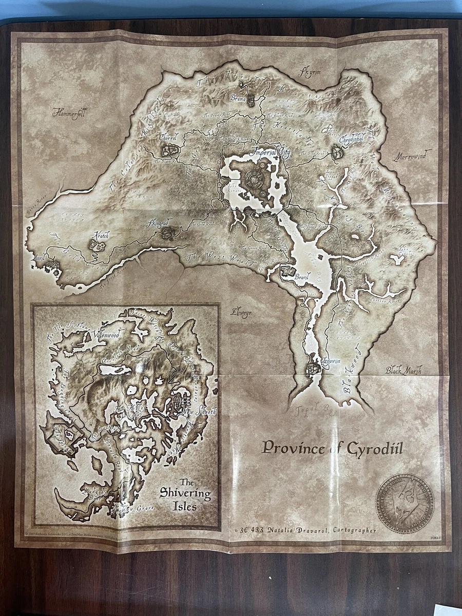 Shivering Isles Map