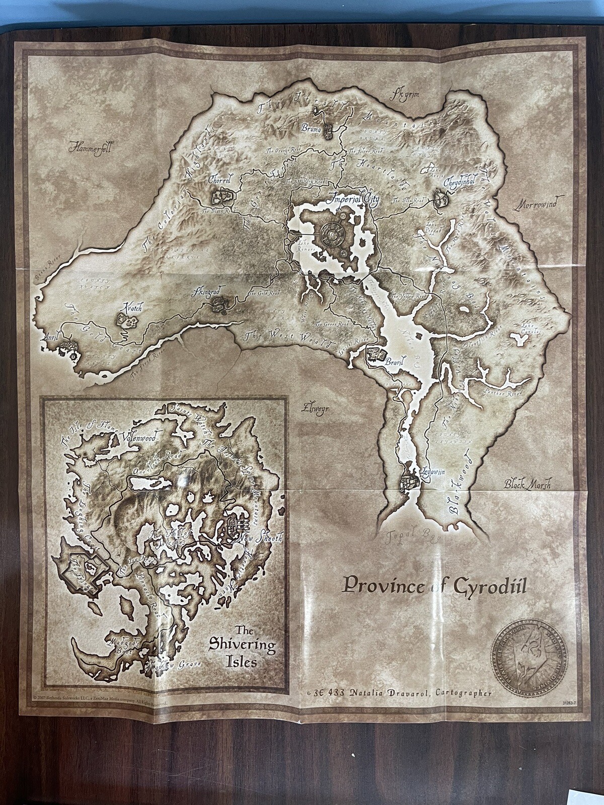 Elder Scrolls Map