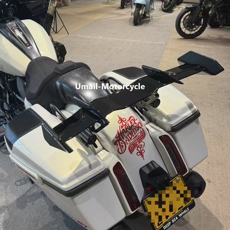 For Harley Touring CVO Road Glide 2015-2024 No Paint Rear Tail Wing ...