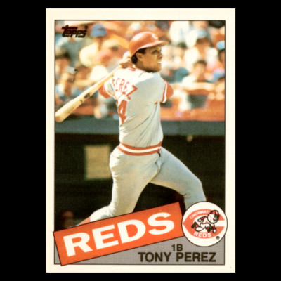 1985 Topps Tiffany Tony Perez Reds HOF #675 Print Run 5,000 NM-MT | eBay