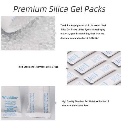 10 Gram 15 Silica Gel Packets, Tyvek Food Grade Dessicant Packs | eBay