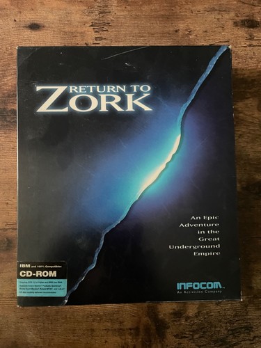 Return to Zork and Zork Nemesis Lot with Big Box PC 1993/1996 ...