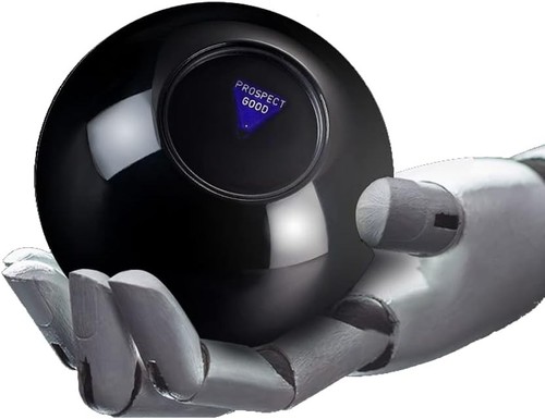 Magic Eight Ball Mystic 8 Ball Retro Edition Fortune Telling Ball with ...