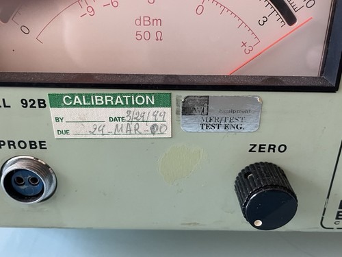 Boonton RF Millivolt Meter Model 92B No Probe Powers On As Is | eBay