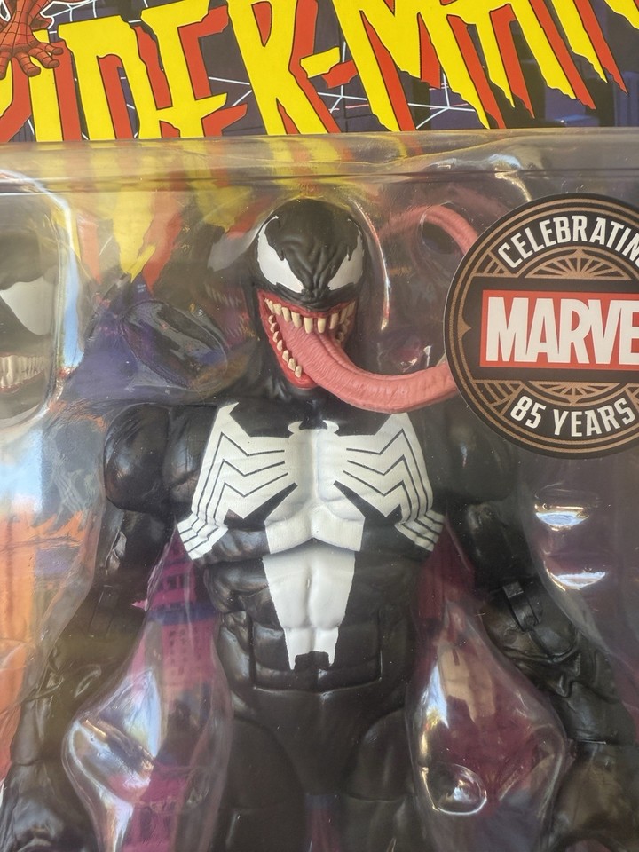 Marvel Legends 85th Anniversary Retro Venom Action Figure Spider-Man ...