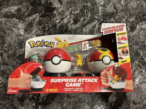 Pokemon Surprise Attack Game Pikachu vs Bulbasaur Poké Ball Battle ...