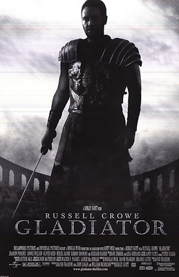 MOVIE POSTER ~ Gladiator (2000) Russell Crowe Rare B/W Variant Cover ...