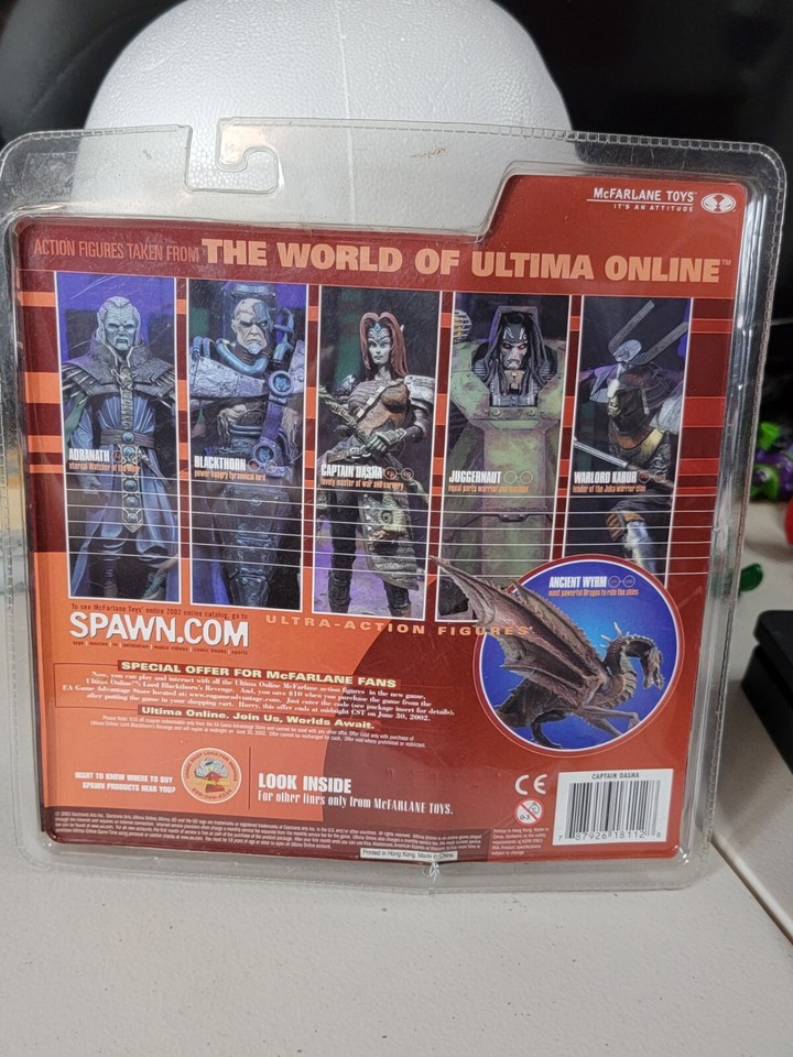 Ultima Online Captain Dasha action figure - 2002 NIB McFarlane Toys ...