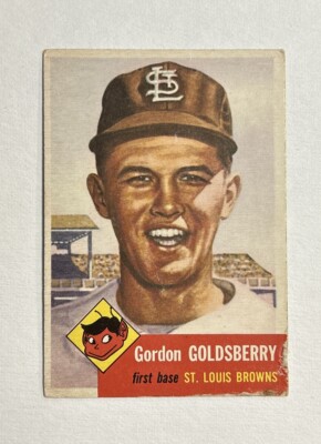 1953 Topps Baseball Gordon Goldsberry St. Louis Browns Card #200 | eBay