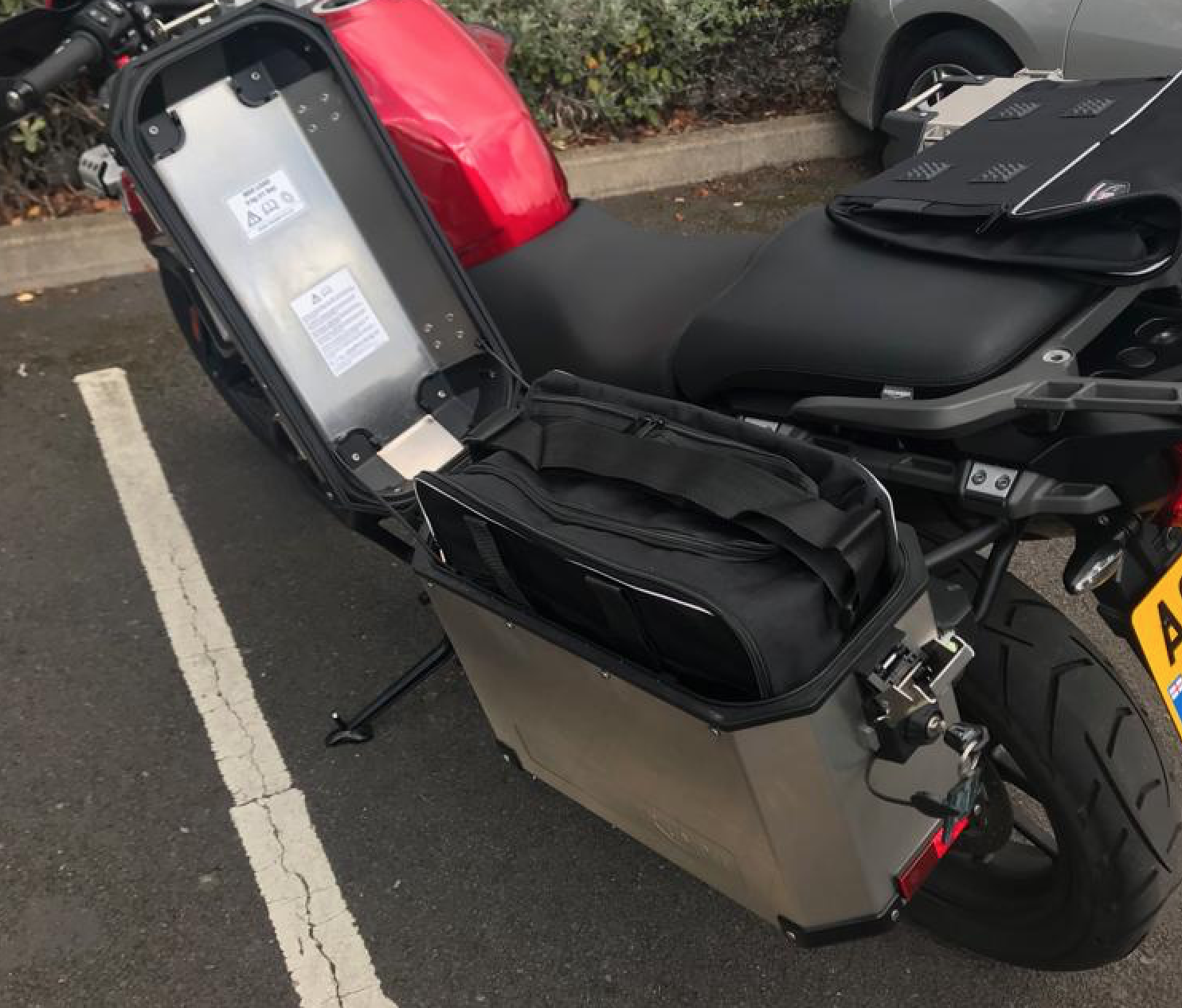 Pannier Liner Inner Luggage Bags for TRIUMPH TIGER 800 Aluminium Pair ...