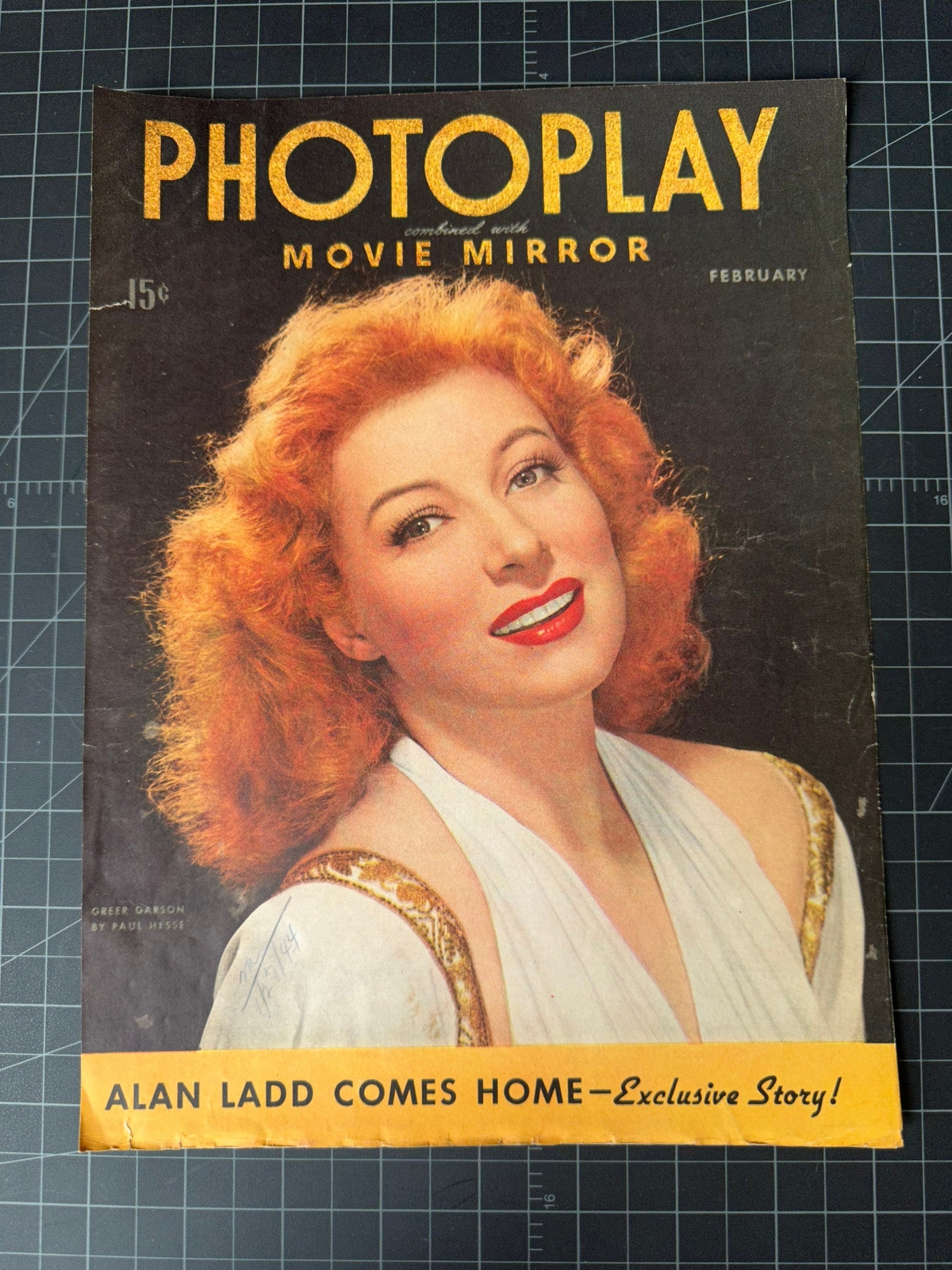 Vintage 1944 Photoplay Cover - Greer Garson - COVER ONLY | eBay