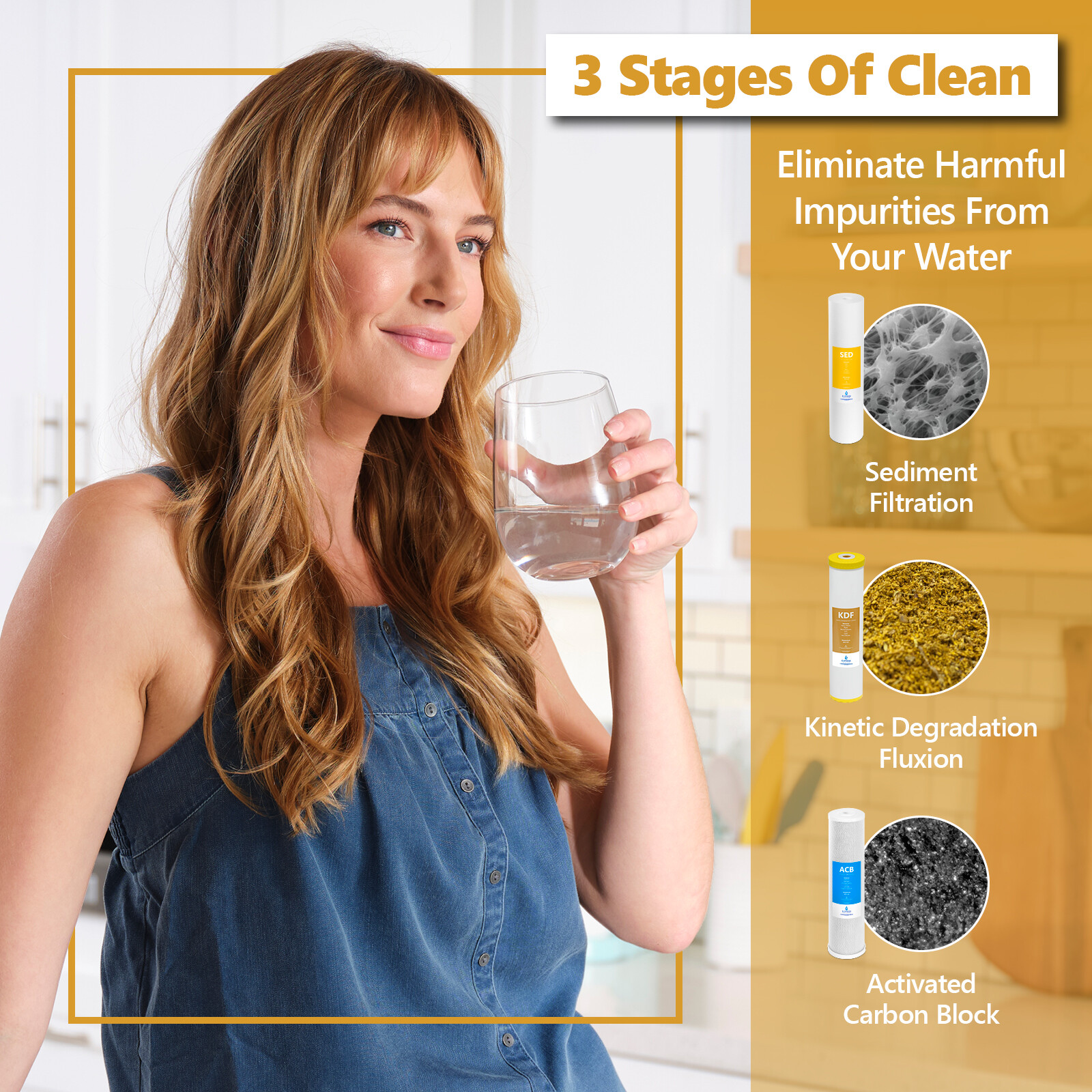 Whole House Heavy Metal Water Filter – 3 Stage Home Water Filtration ...