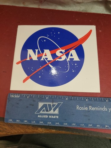 NASA LOGO Decal Sticker Official Authentic Collectors Collectible 4" | eBay