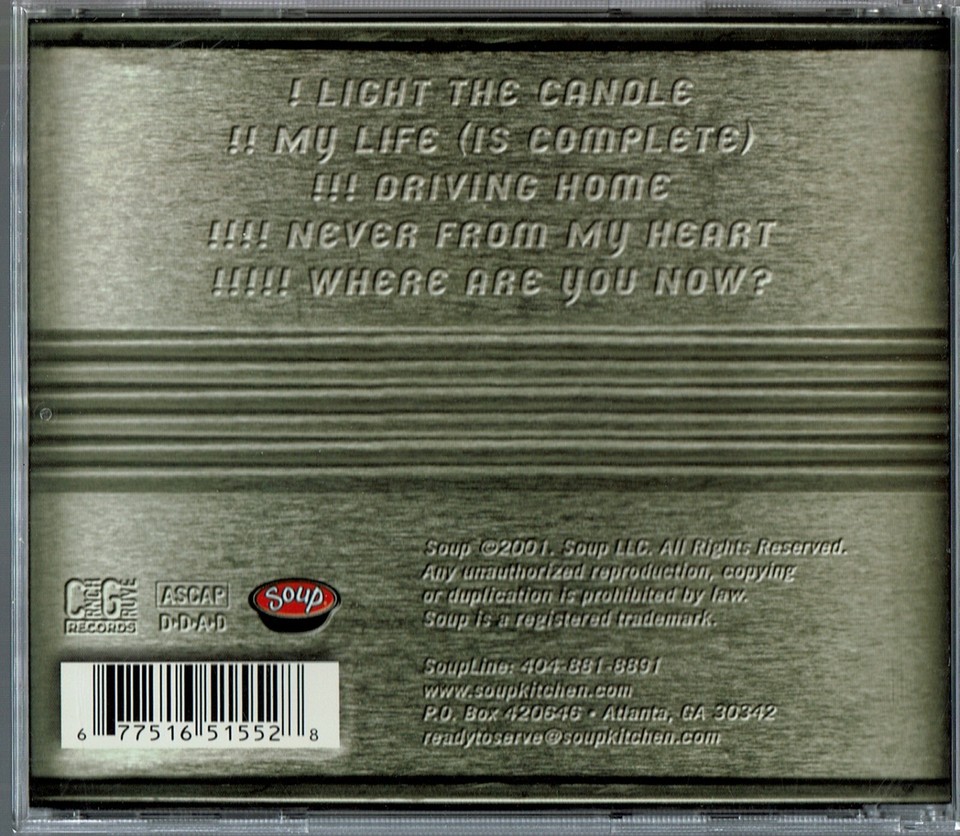 Soup - Soup! - CD © 2001 (B33) 677516515528| eBay