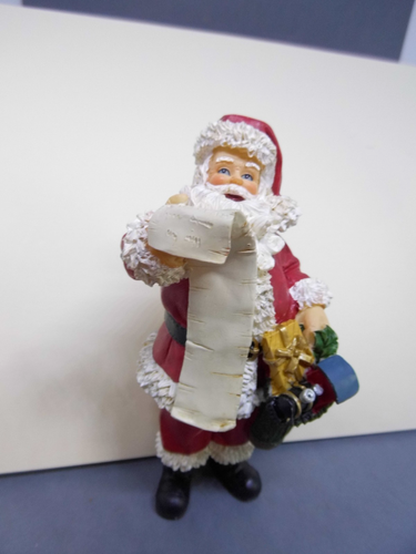 DOLLHOUSE MINIATURE RESIN SANTA CLAUSE/FATHER CHRISTMAS FIGURE 1:12 ...