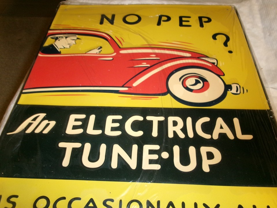 Vintage NO PEP? AN ELECTRICAL TUNE-UP UNITED SERVICE MOTORS EMBOSSED ...