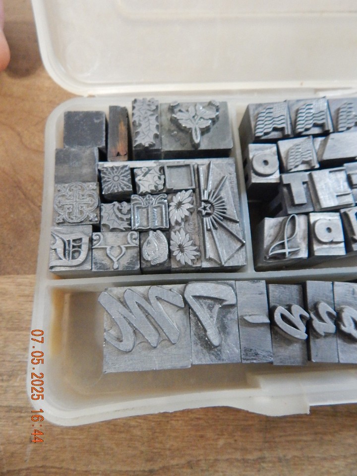 Lot Of 40+ Vintage Printing Press Stamps BLOCKS PRINT PRINTER MISC ...