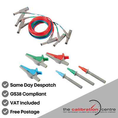 PREMIUM Spec Replacement UNFUSED TEST LEAD SET - MEGGER MFT1710 MFT1720 ...