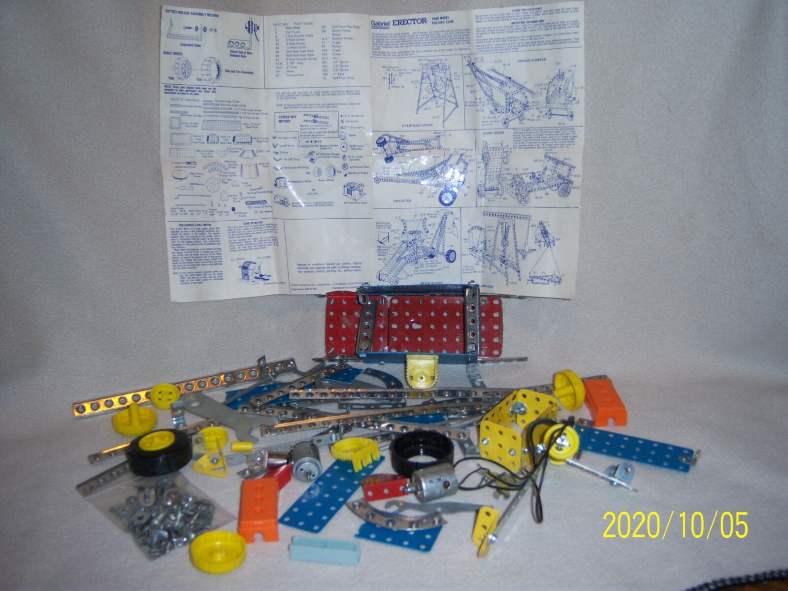 1976 Gabriel Erector Set- M8456 | eBay