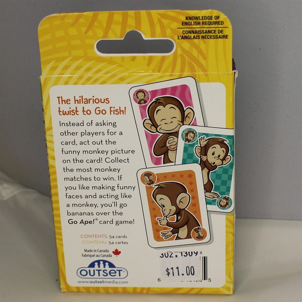 Go Ape! Card Game - Kids Game - Family Game | eBay