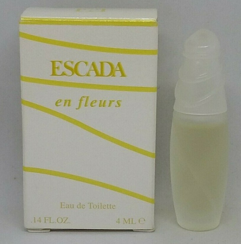 Mini Perfume -EN FLEURS ESCADA - EDT - Miniature Parfum 4 ml = 0,14 fl ...