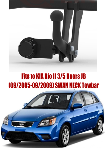 Cygne Col Remorquage Barre pour Kia Rio II 3/5 Portes ( Jb ) (2005-2009 ...