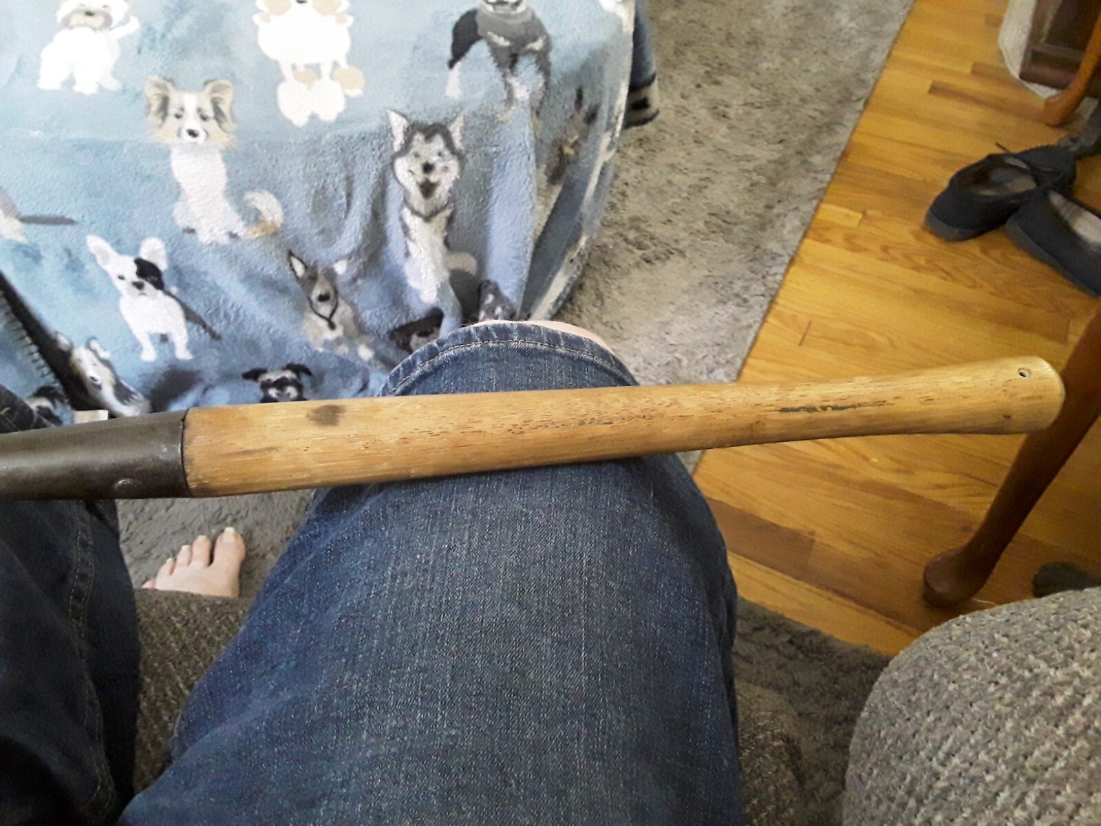 US Wood 1945 Military Foldable Trench Shovel / Vintage Military Hand ...