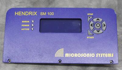 Microsonic Systems Front Plate Control Panel for Hendrix SM 100 | eBay