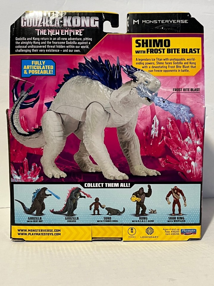 Godzilla x Kong The New Empire Shimo with Frost Bite Blast Action ...