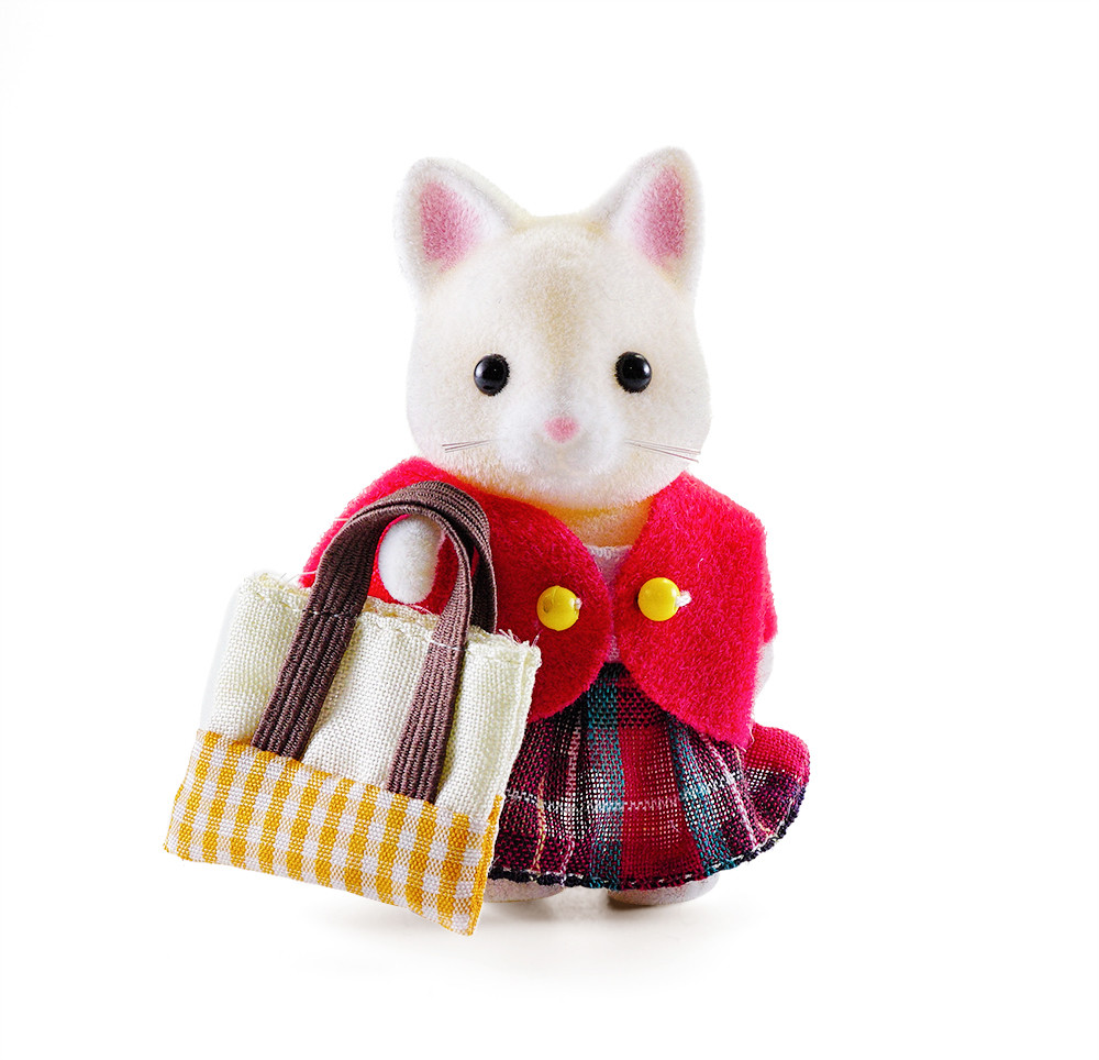 Sylvanian Families Calico Critters Sister Plaid Dress & Red Blazer ...