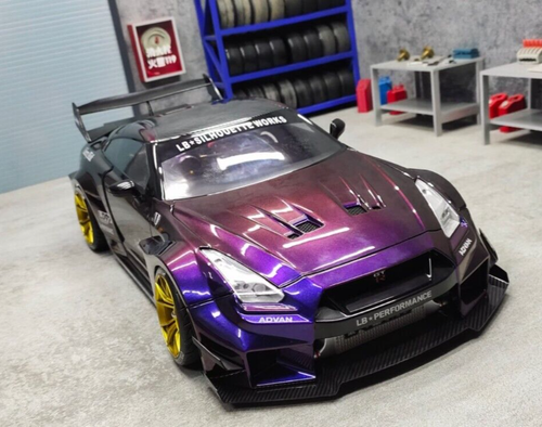 1/10 Liberty Walk Nissan GTR R35 Drift & On-Road RC Car Body Shell ...