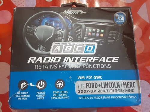 Metra Radio Interface W WM-FD1-SWC Fits Ford Lincoln Mercury 2007-Up ...