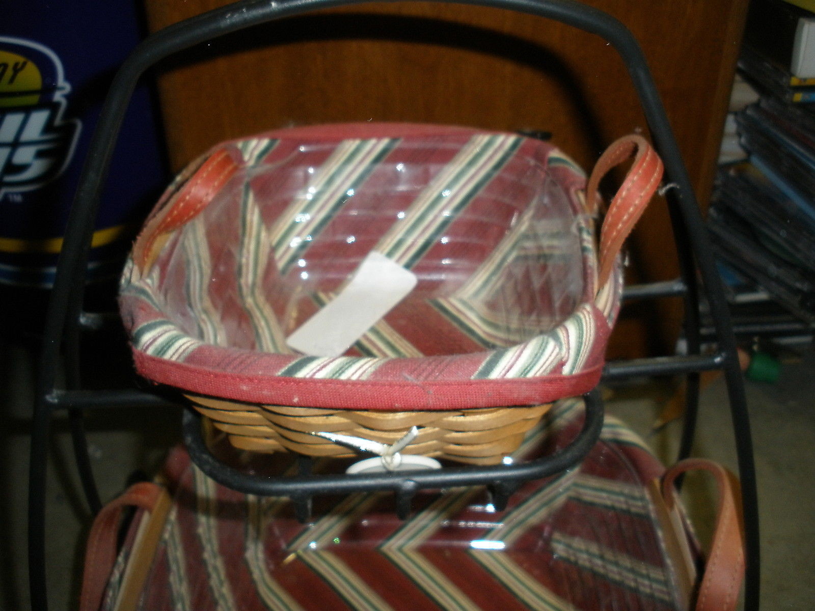 Longaberger Christmas 2005 Set of 2 complete Baskets with Wrought Iron ...
