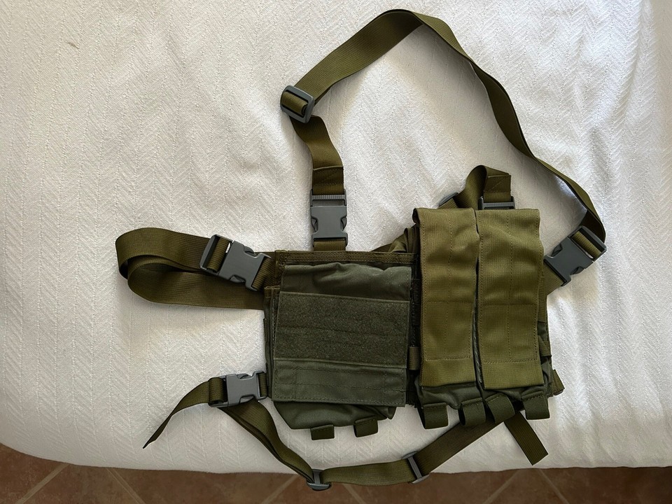 New Original soe gear Ak/M4 micro rig OD green | eBay