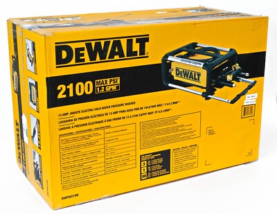 DeWalt DWPW2100 2100 PSI 13 AMP Jobsite Electric Pressure Washer -A | eBay