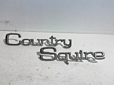 1971 Ford Country Squire Station Wagon Emblem Logo | eBay