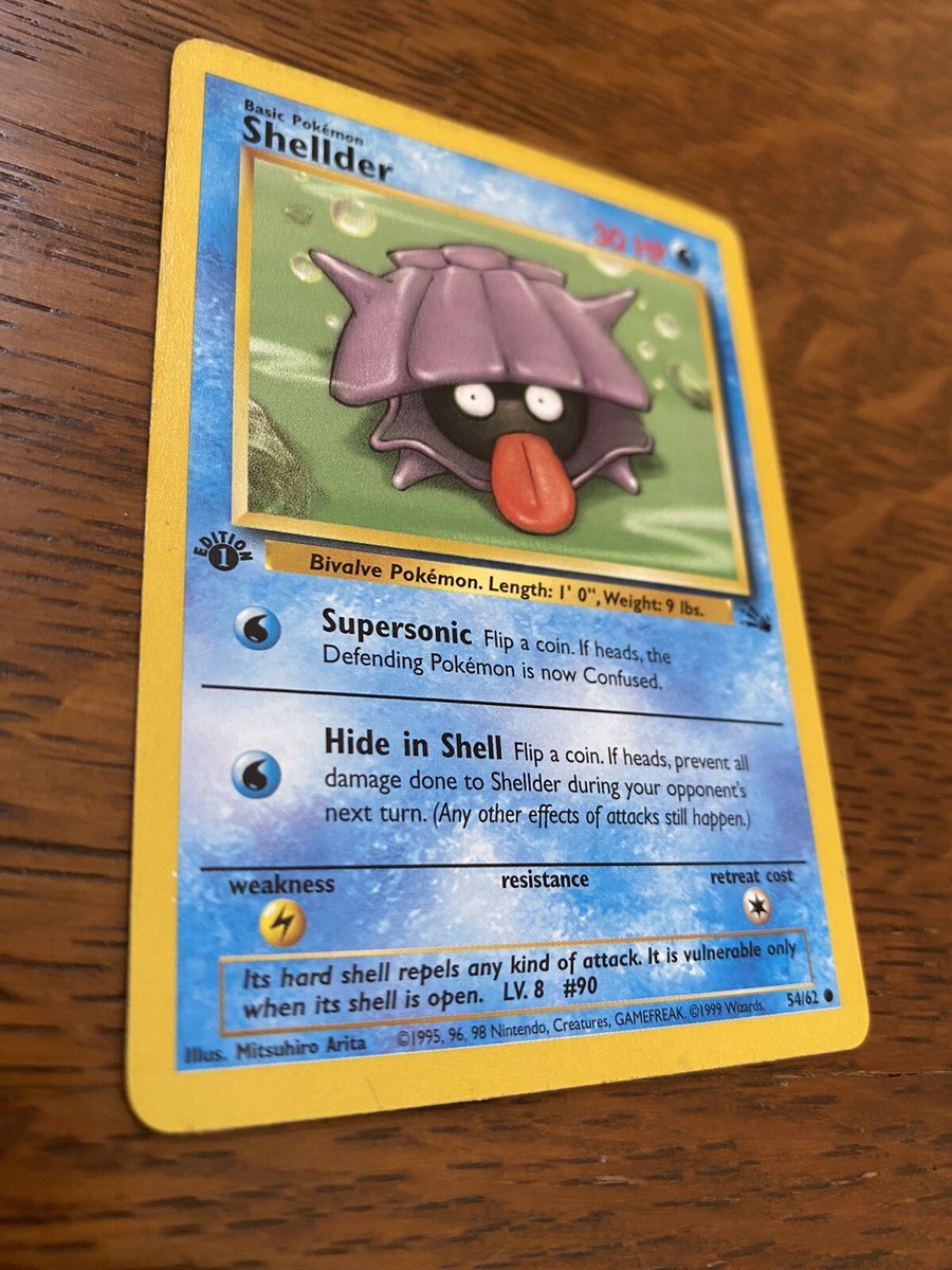 Pokemon Shellder Card