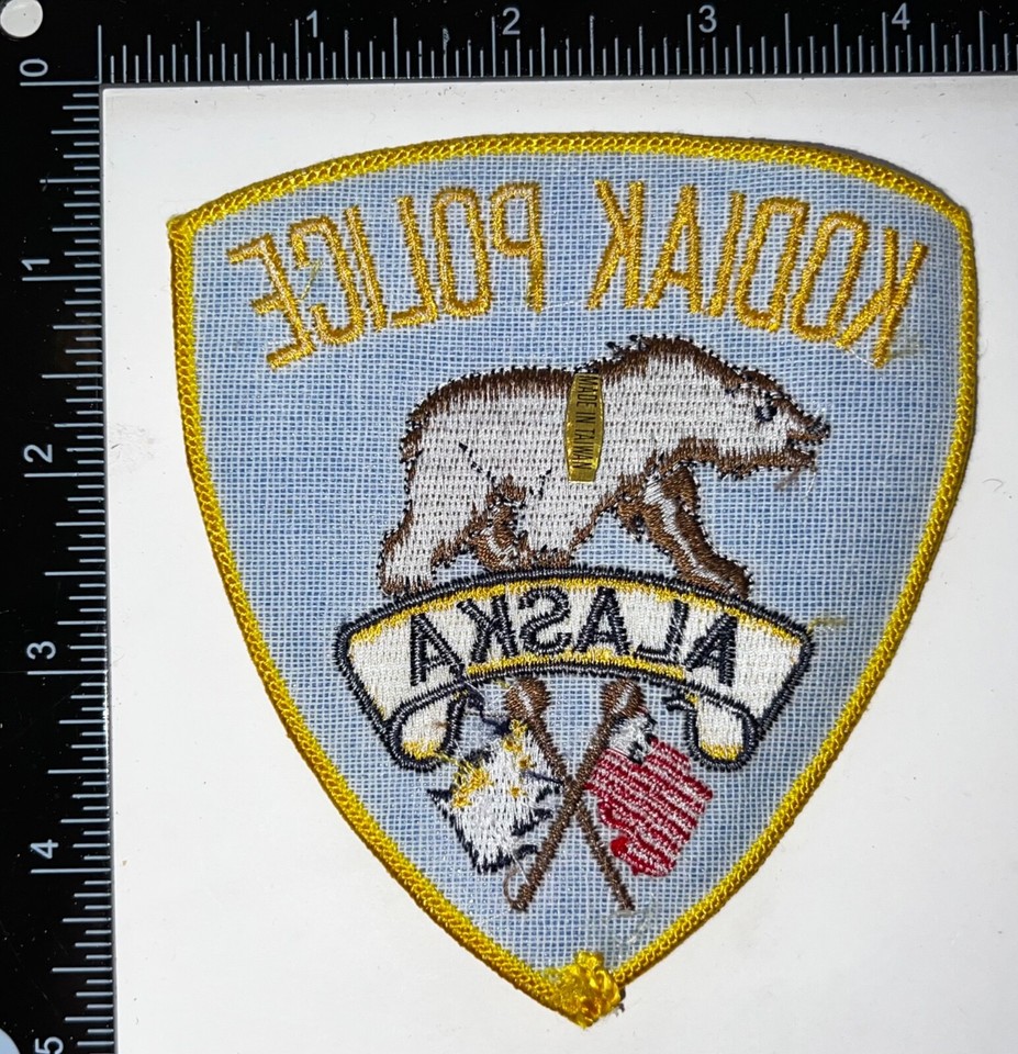 Kodiak Alaska AK Police Department Patch | eBay