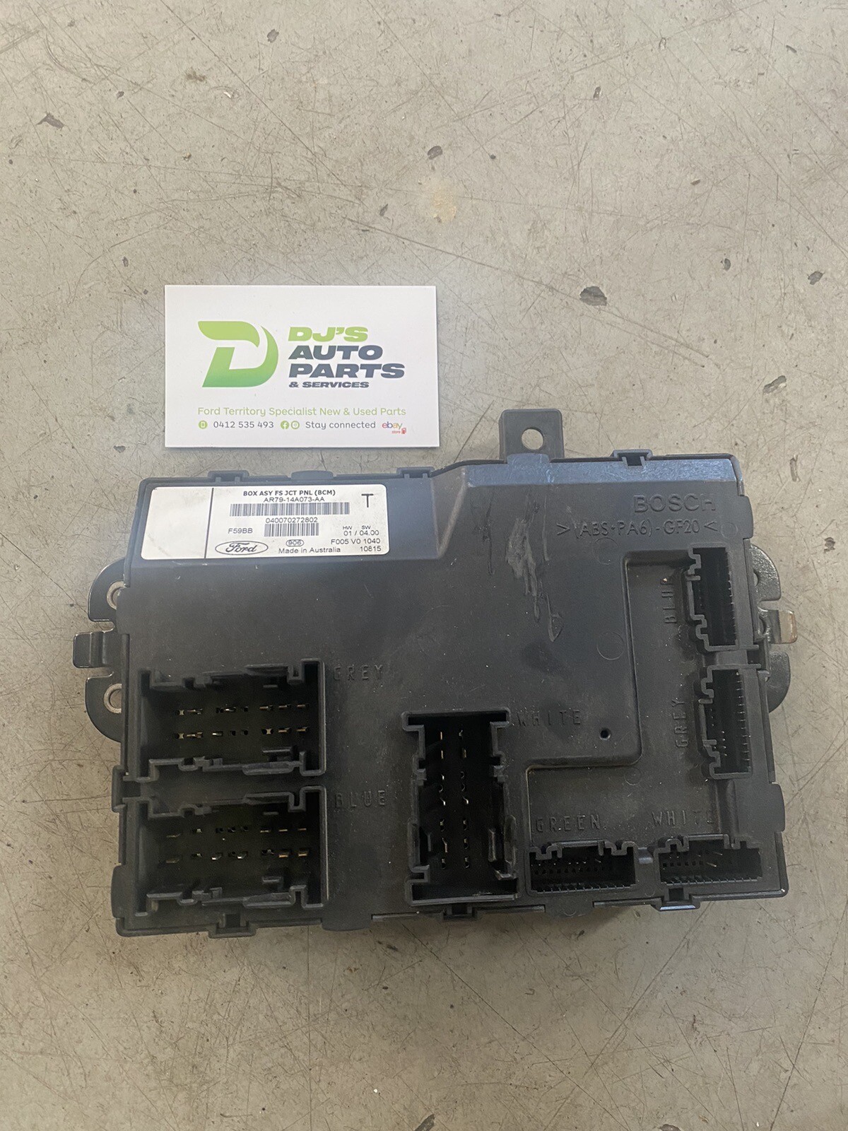 FORD TERRITORY DIESEL BCM SZ TITANIUM 04/11-12/16 | eBay