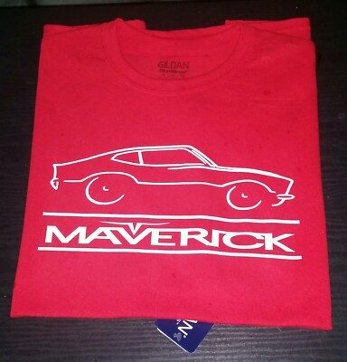 Ford Maverick Car T-Shirt with Sleeve Decals | eBay