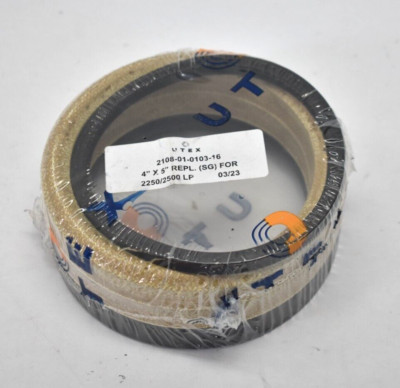 Utex 4" x 5" Replacement Set Pressure Rings SSF Gold 40000 PSI 2108-01 ...